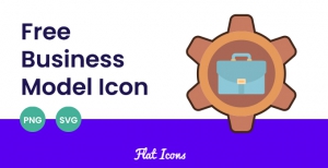 Free Business Model Icon PNG and SVG – Download and Customize!