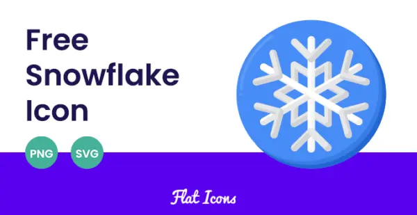 Free Snowflake SVG and PNG Icon – Download and Customize! - Flat Icons