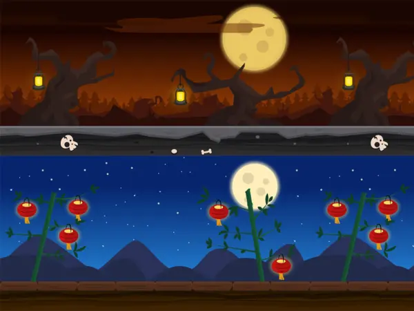 10 Modern Game Backgrounds