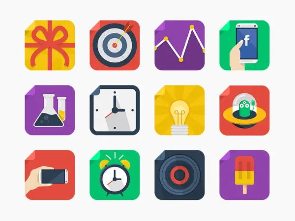 45 Weather Animated Icon Set - Flat Icons