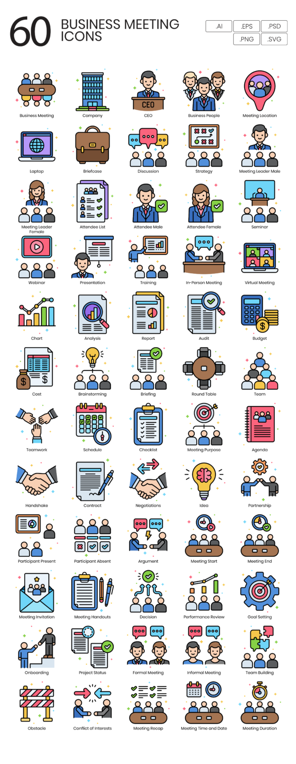 Premium Business Icon Pack - Flat Icons
