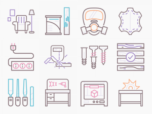 80 DIY Icon Set - Flat Icons