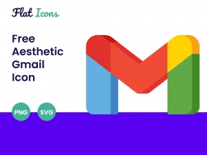 Free Gmail Aesthetic Icon - Flat Icons