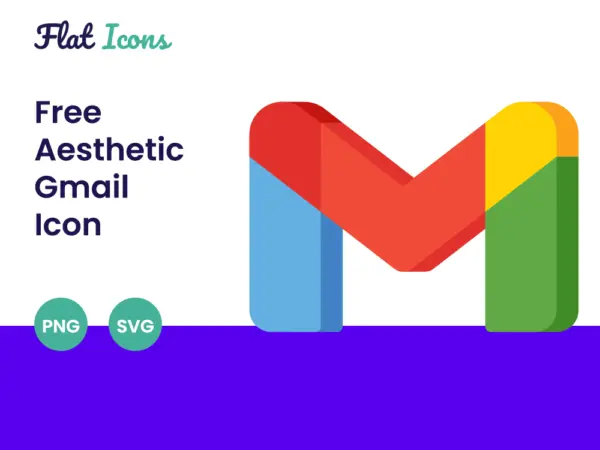Free Gmail Aesthetic Icon - Flat Icons