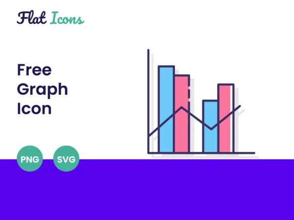Free Graph Icon SVG and PNG - Flat Icons