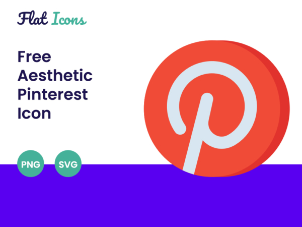 Free Pinterest Aesthetic Icon - Flat Icons