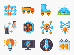 80 The Future Icon Set - Flat Icons