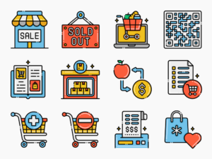 85 Store Icon Set - Flat Icons