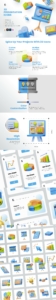 3D Presentation Icon Set - Flat Icons