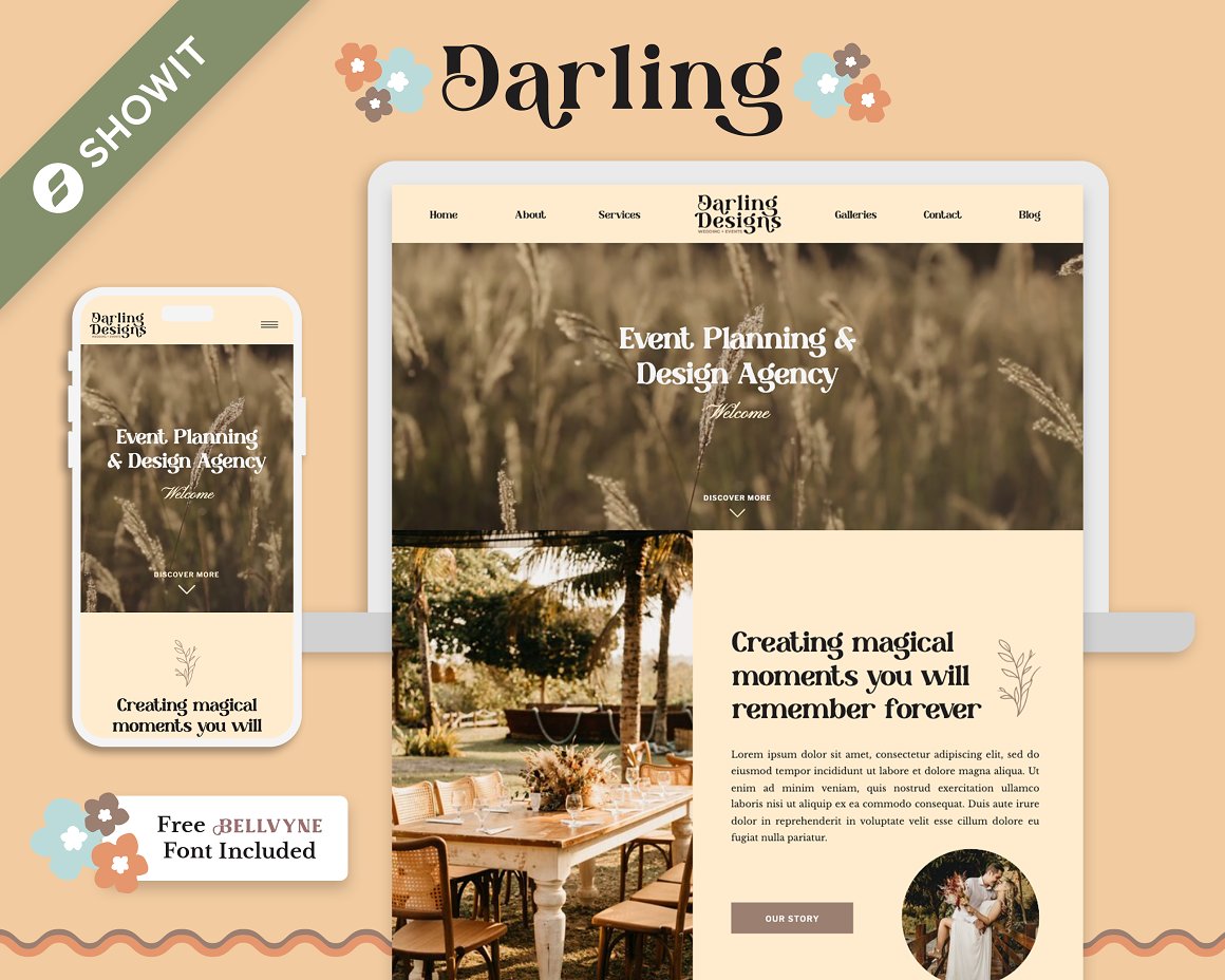 Darling - Flat Icons