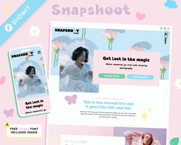 Showit Templates - Flat Icons