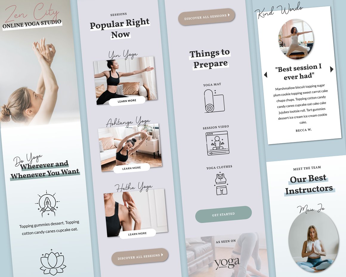 Zen City - Flat Icons