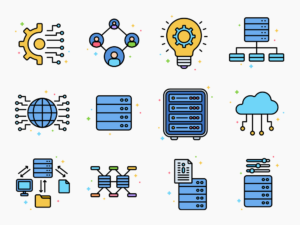 75 Big Data Icon Set - Flat Icons