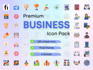 Premium Business Icon Pack - Flat Icons