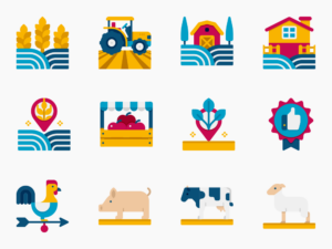 95 Farming Icon Set - Flat Icons