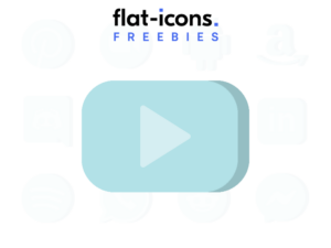 Light Blue YouTube Icon - Free - Flat Icons