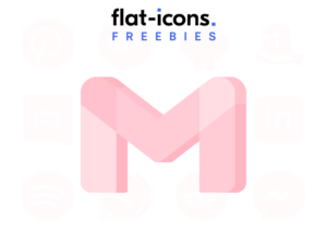 Pink Gmail Icon - Free - Flat Icons