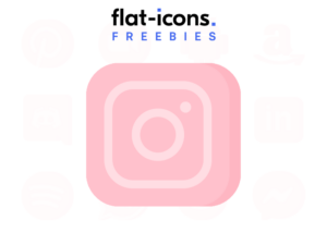 Pink Instagram Icon - Free - Flat Icons