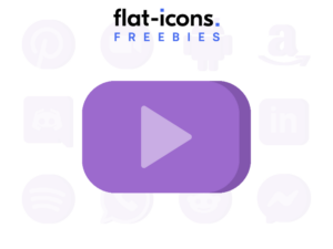 Purple YouTube Icon - Free - Flat Icons