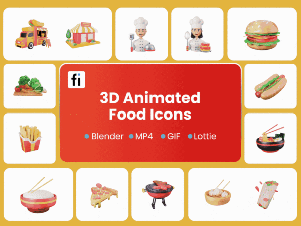 Animated icons - Flat Icons