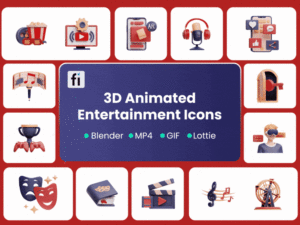 Animated icons - Flat Icons