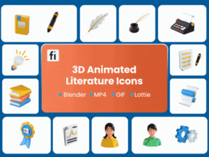 Animated icons - Flat Icons