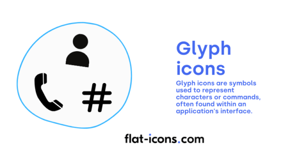What are the icon types? - Flat Icons