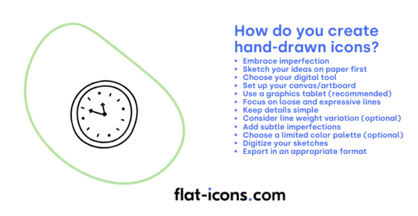 Hand-drawn (doodle) icons: definition, key characteristics, uses ...