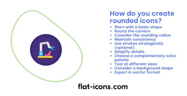 Rounded icons: definition, key characteristics, uses, examples, and ...