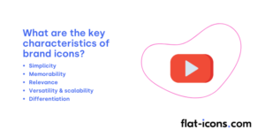 Brand Icons: definition, key characteristics, uses, and examples - Flat ...