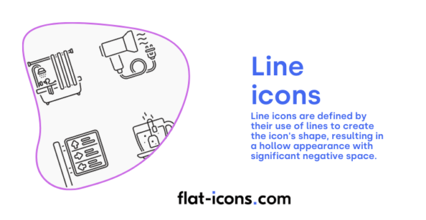 What are the icon styles? - Flat Icons