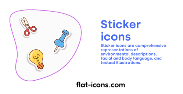 What are the icon styles? - Flat Icons