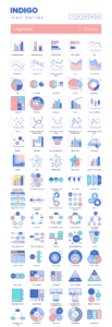 75 Visual Data Icon Set - Flat Icons